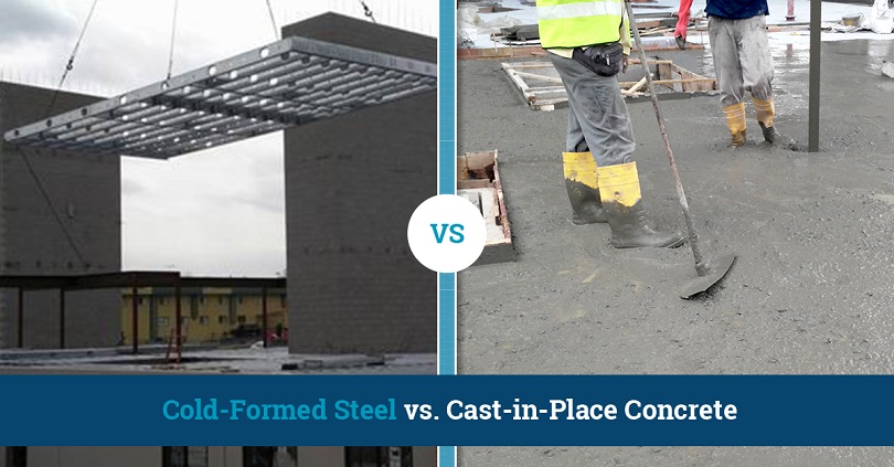 How Does Cold-Formed Steel Compare to Cast-in-Place Concrete?