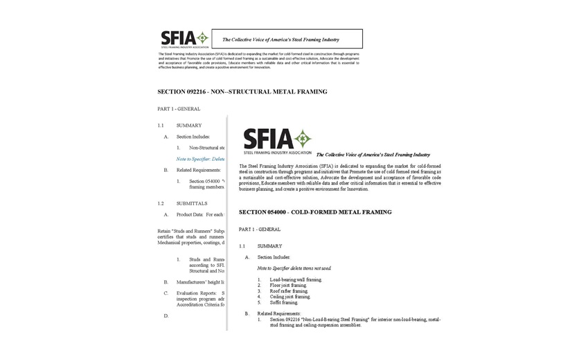 SFIA Docs - BuildSteel.org