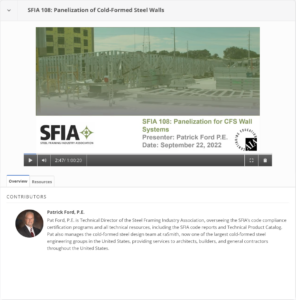 SFIA's Steel Framing Learning Portal Has Metal Framing Education (24/7/365) - BuildSteel.org